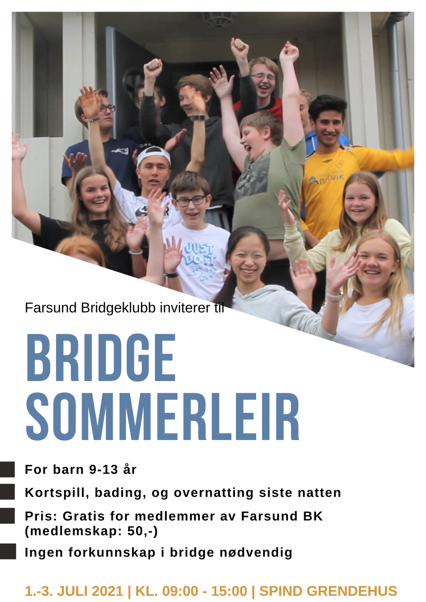 Sommerleir regionalt : Juniorbridge